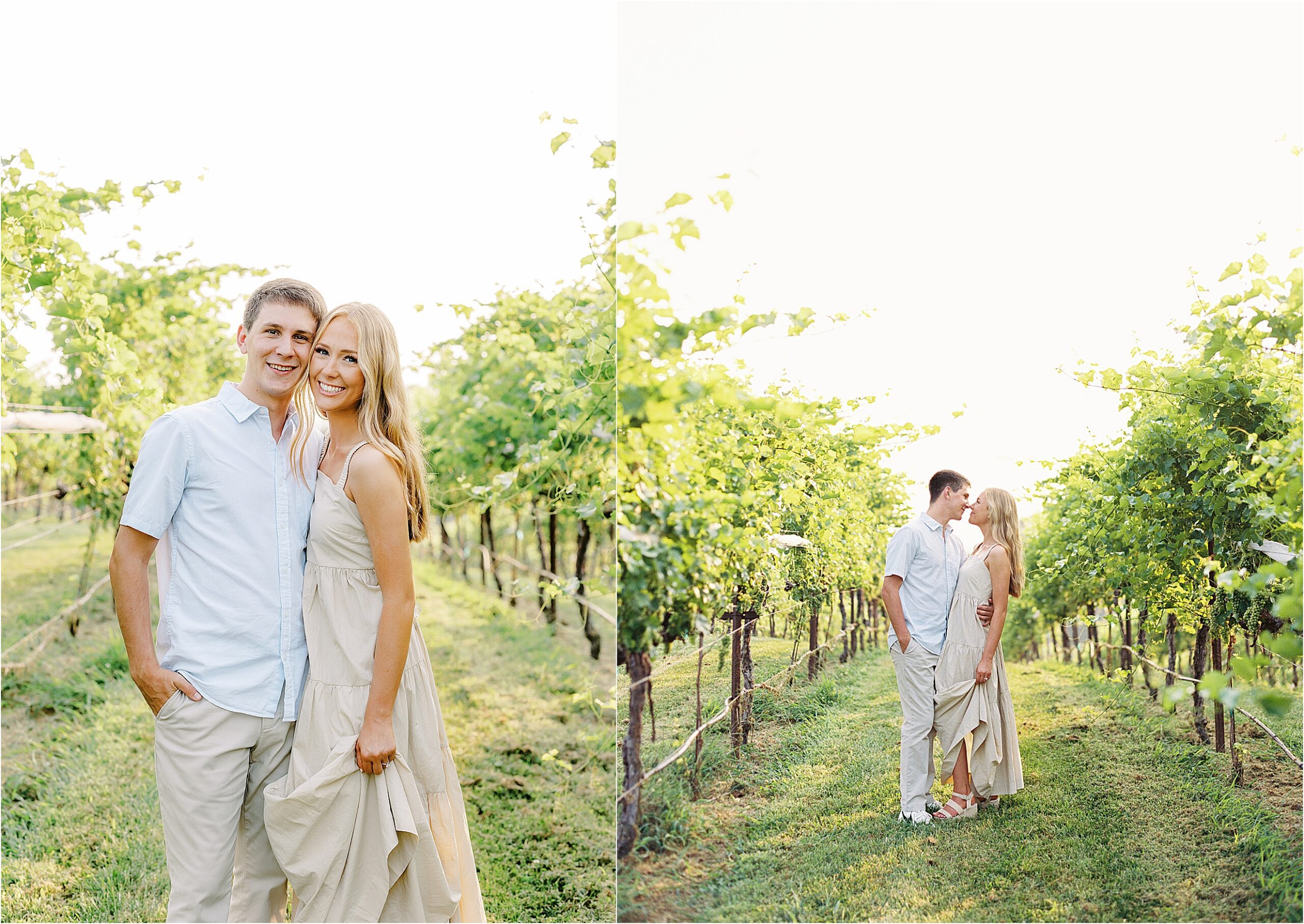 Montaluce Winery Engagement Photos | Kaitlin & Nick - rachellinderphotos.com